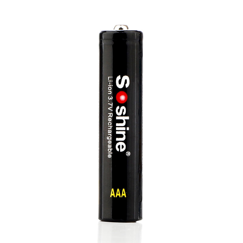 Soshine Li ion 10440 AAA Size Battery 3 7V 350mAh Soshine